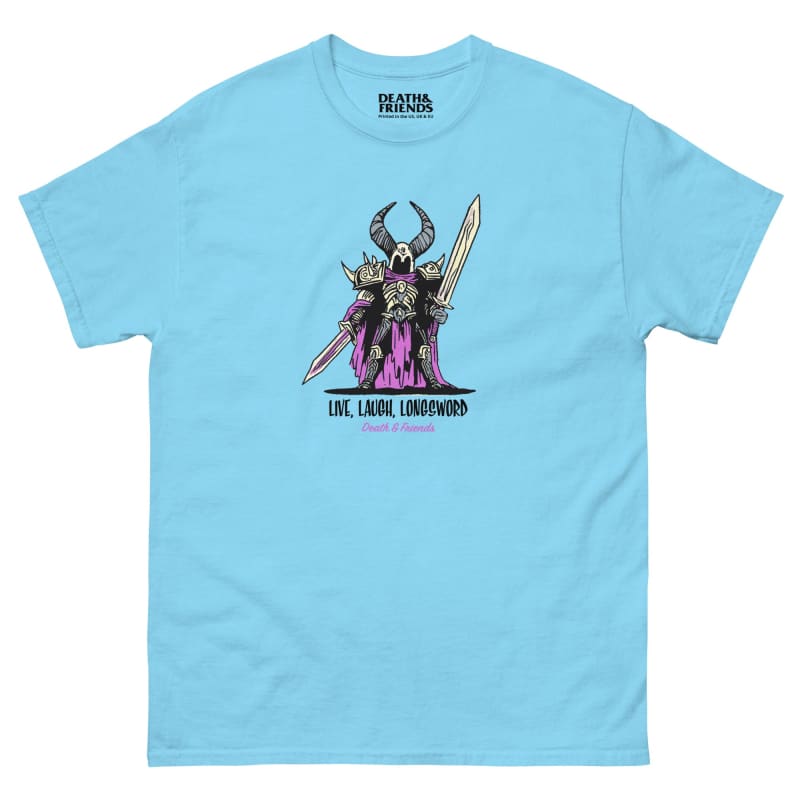 Live, Laugh, Longsword T-Shirt - Wizard Punk Aesthetic Outfits - D&F – Death & Friends