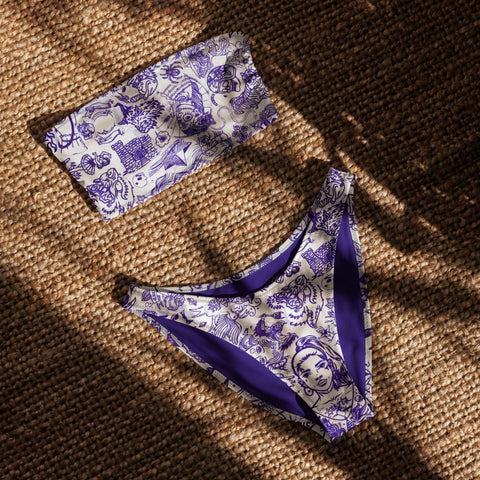 Alternative Bikinis Punk Swim Trunks & Gothic Swimwear – Death & Friends