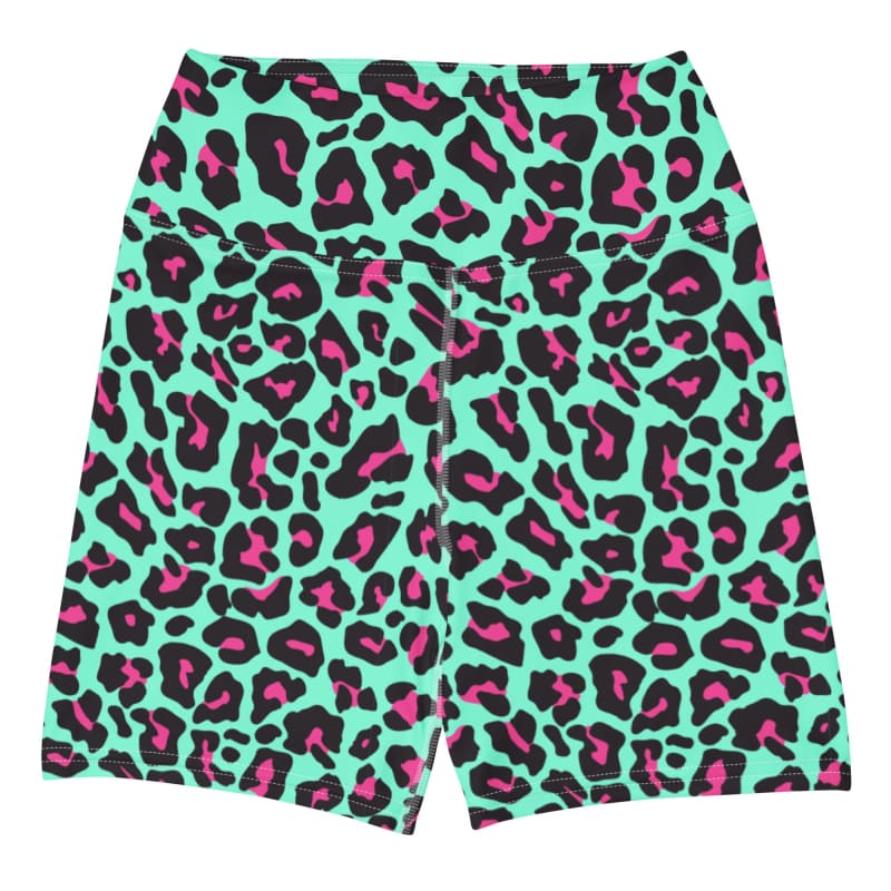 Leopard T&P Yoga Shorts - Gothic Punk Outfits Punk Workout Clothes ...