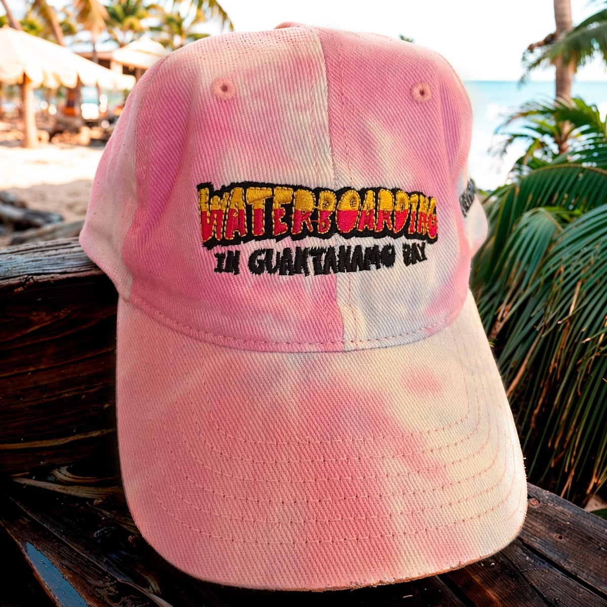 Waterboarding in Guantanamo Bay Tie dye hat - Anti-Torture – Death ...